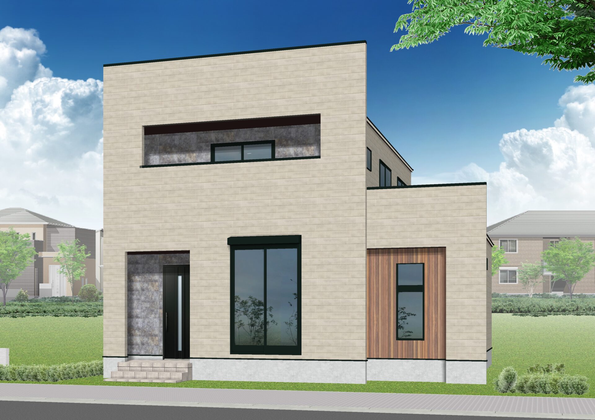 嬉野Fine-Town 優しいビンテージテイストの7号地モデルハウス建築中！3LDK 3488万円 総10区画 建築条件付きにての注文住宅もご ...